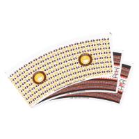 China Oilproof High Bulk Paper Cup Fan with Various Color Options PE PLA Coated Waterproof for sale