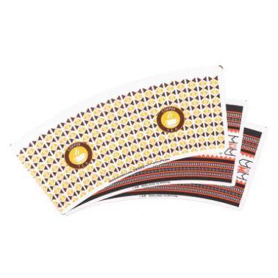 China Oilproof High Bulk Paper Cup Fan with Various Color Options PE PLA Coated Waterproof for sale