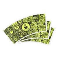 China 100% Virgin Wood Pulp Paper Cup Fan 150gsm to 350gsm Paper Weight and PLA Coating for sale