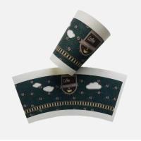 China Flexography Die-cutting Paper Cup Fan Make Paper Coffee Cups 8oz to 16oz for sale
