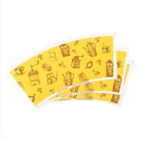 China Compostable Biodegradable Paper Cup Fan Made from Recyclable Materials for sale