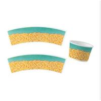China Heat Insulation FSC Certification Paper Cup Fan Featuring Printed and Cutted Paper Blanks for sale