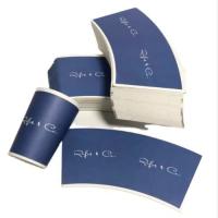 China Ecofriendly Paper Cup Fan OEM ODM Custom Designed Offset Printed for sale