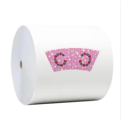 China Oil Resistant PLA Coated Paper Roll with Single or Double Side Coating Wall for sale