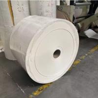 China Compostable Food Grrade PLA Coated Paper Roll for Coffee Tea Beverage Paper Cups for sale