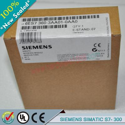 China SIEMENS SIMATIC S7-300 6ES7360-3AA01-0AA0 / 6ES73603AA010AA0 for sale
