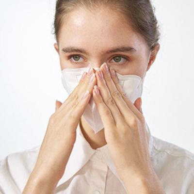 China Lug Folding FFP2 Non Woven Face Mask Valveless for sale