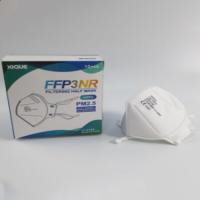 China Head Mounted FFP3 Disposable Dust Masks Folding Valveless Single Use Face Mask CE0370 for sale