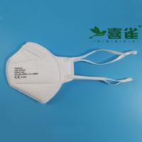 China Head Mounted FFP3 Disposable Dust Masks Folding Valveless Single Use Face Mask CE0370 for sale