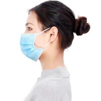 China Hanging Ear Fold Disposable Flat Mask Non Medical EN14683 5g for sale