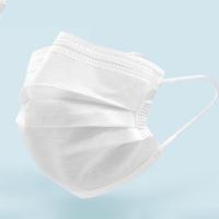 China White Disposable Flat Mask Earloop Non Medical Protective odorless for sale