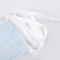China Disposable Non Medical Flat Face Mask Anti Fog Blue 17.5*9.5cm T/CTCA7-2019 for sale