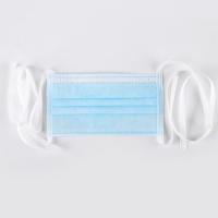 China Disposable Non Medical Flat Face Mask Anti Fog Blue 17.5*9.5cm T/CTCA7-2019 for sale