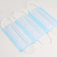 China Blue Disposable Medical Masks Melt Blown Protective Sterile Face Masks 16.5*8.5 for sale