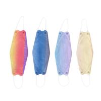 China Rainbow Gradient KF94 N95 Anti Pollution Mask Elastic Ear Loop Mask for sale