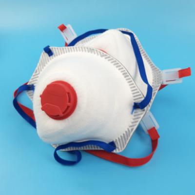 China FFP3 Head Mounted Cup Shaped Face Mask EN 149 Respirator Mask With Valve for sale