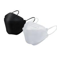 China Disposable Nonwoven Fish Shaped Face Mask Kn95 Black Anti Dust Mask GB2626-2006 for sale
