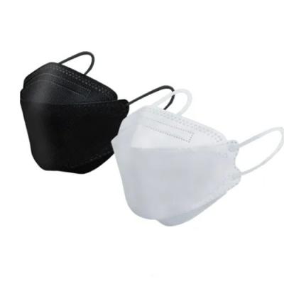 China Disposable Nonwoven Fish Shaped Face Mask Kn95 Black Anti Dust Mask GB2626-2006 for sale