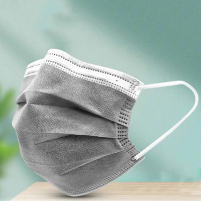 China Disposable Activated Carbon Mask Non Woven Dustproof Activated Charcoal Filter Mask for sale