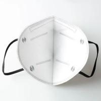 China Black Disposable Valveless Activated Carbon Mask Non Woven Kn95 Respirator Masks 8g for sale