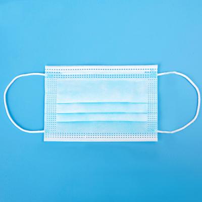 China Blue Meltblown Cloth Children'S Disposable Face Masks Standard Earloop Face Mask 3g for sale