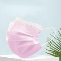 China Pink Breathable Children'S Disposable Face Masks Protective CE for sale