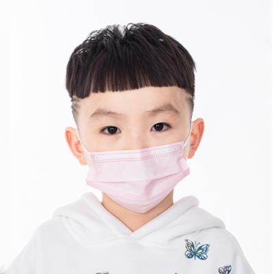 China Pink Breathable Children'S Disposable Face Masks Protective CE for sale