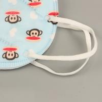 China Printed Pattern Disposable Blue Earloop Face Mask Anti Pollution Droplets GB2626-2019 for sale