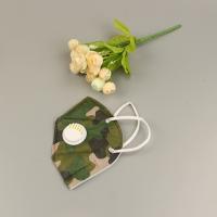 China Camouflage Non Woven Fabric KN95 Mask Particulate Filter GB2626-2019 With Valve for sale