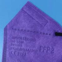 China Valveless Lug FFP2 Particle Filtering Half Mask Foldable Pollen Dust Mask OEM for sale