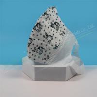 China Three Layer Disposable Printed Fashion Protective Fabric 3D Face Mask for sale