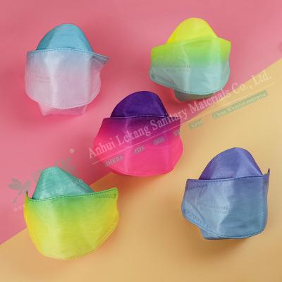 China Protective Fish Shape Disposable Face Mask Kf94 Printed Logo for sale