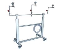 China Movable Ingress Protection Test Equipment Luminaires 3 Heads Water Spray Test Apparatus for sale