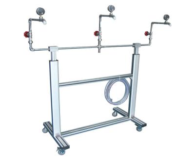 China Movable Ingress Protection Test Equipment Luminaires 3 Heads Water Spray Test Apparatus for sale