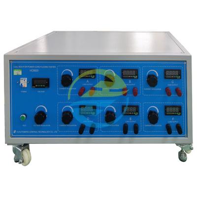 China Power Cord Bending Machine Load System 6-Station Cable Testing Equipment 0-40A Adjustable Current Ammeter Accuracy ±1% for sale
