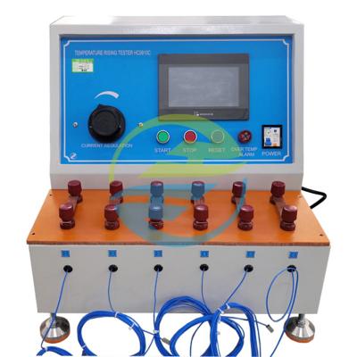 China 6-Station Temperature Rise Tester Complies With IEC 60898-1 Standard Test Voltage <12V for sale