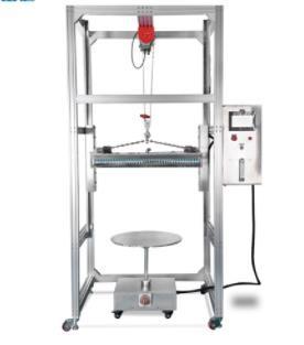 China IPX1 IPX2 Vertical Drip Rain Test Equipment With Pillar Form Frames / PLC System for sale