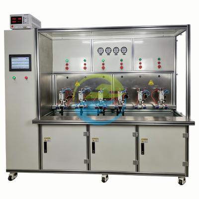 China Six-Station Water Pump & Valve Sealing Leak Testing Equipment for Automotive Components | Pump Testing Equipment Manufacturer for sale