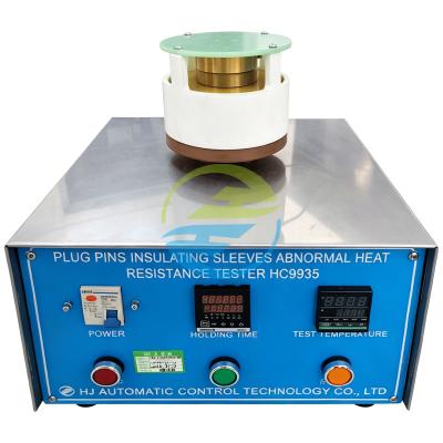 China IEC 60884 Plug Pin Insulation Sleeve Abnormal Heat Resistance Test Apparatus for Plug Socket Compliance Testing for sale