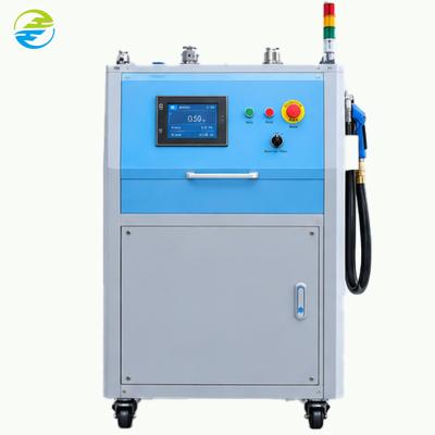 China Large Capacity Refrigerant Filling Equipment Heat Pump Production 0.5-10kg Charging Range High Precision for sale