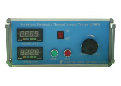 China IEC60884-1 Electrical And Thermal Stresses Test Device For Screwless Terminals Stepless Adjust Load Current 192 Cycles for sale