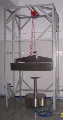 China Movable Vertical Drop Rain Testing Machine For IPX1  IPX2 Waterproof Test IEC60529 for sale