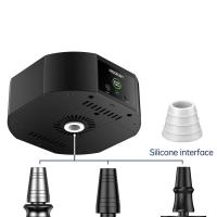 China Black Electric Shisha Hookah Bowl with Temperature Adjustable LED and Unique Design for sale