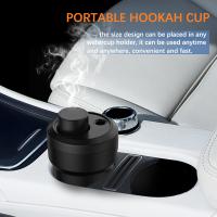 China Handheld Portable Car Travel Sheesha Hookah Cup Customizable Logo Mini Shisha Hookah Set for sale