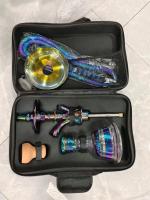 China Healthy Smoking 55cm Arabic Shisha With Case Zinc Aluminum Alloy Hookah for sale