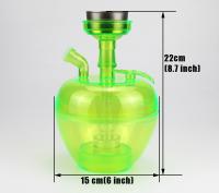 China Safety Colorful Acrylic Hookah Wookah Plastic Shisha Set For Advantageous Prices for sale