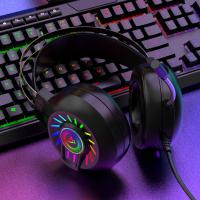 China G97 RGB Luminous 7.1 Surround Sound Wired Gaming Headset with Mic and Volume Control for sale