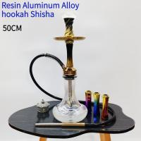 China Resin German Hookah Shisha Luxury Glass Sishas Hookah Large Hookah Smoking Set for sale