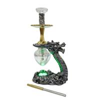 China Party Bar Smoking Hookah Shisha Set with Resin Dragon Design and Full Accessories for sale