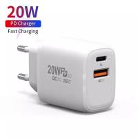 China 20W Fast Charging Power Socket A C Travel Charger for Mobile Phones/Laptops/Projectors for sale